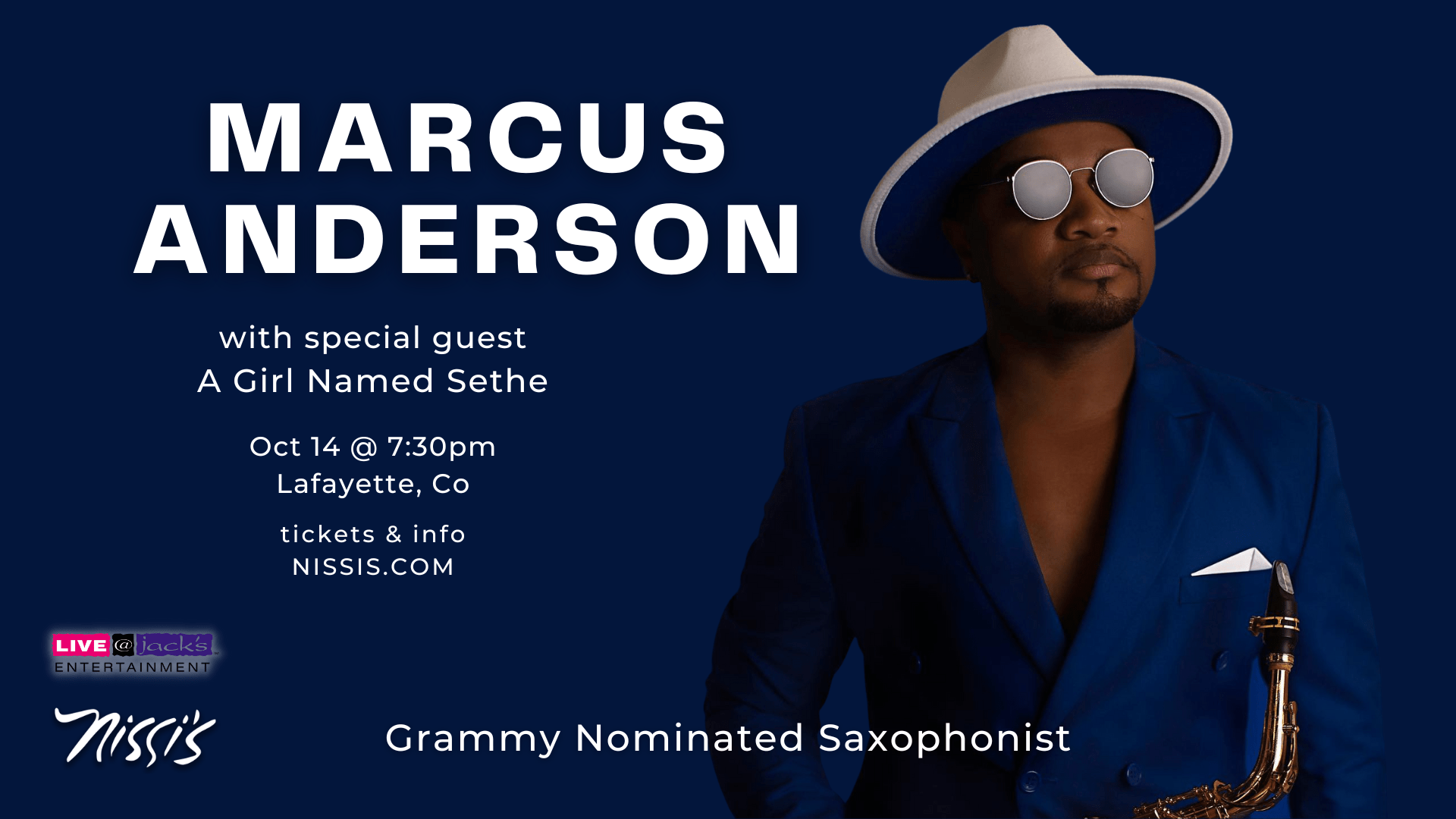 Marcus Andersonspecial guest A Girl Named Sethe » Nissi's Entertainment ...