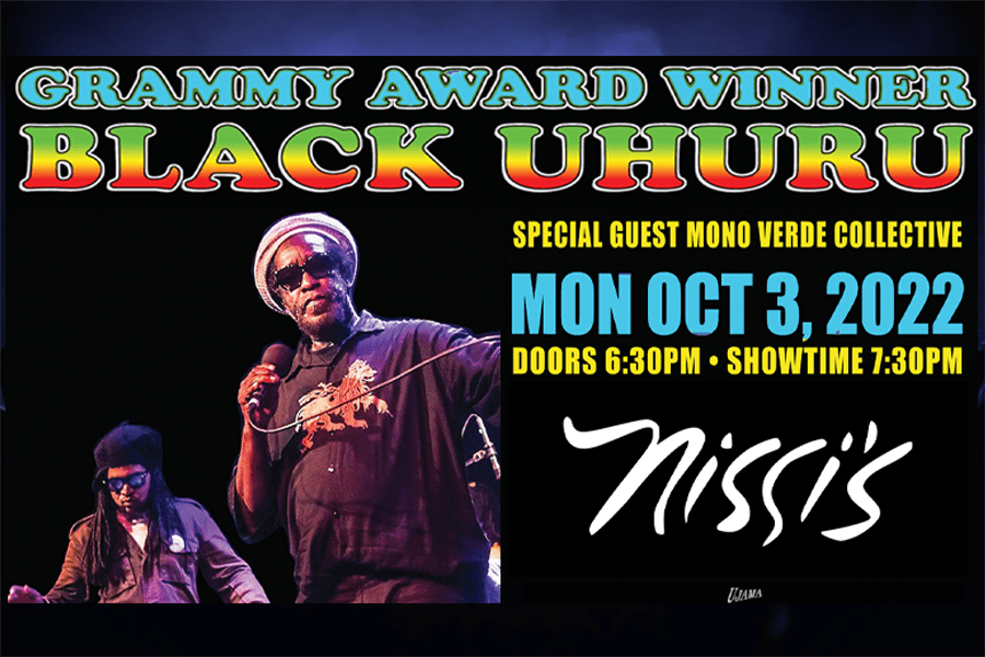 KGNU Reggae Bloodlines Presents… Black Uhuru with special guest Mono ...