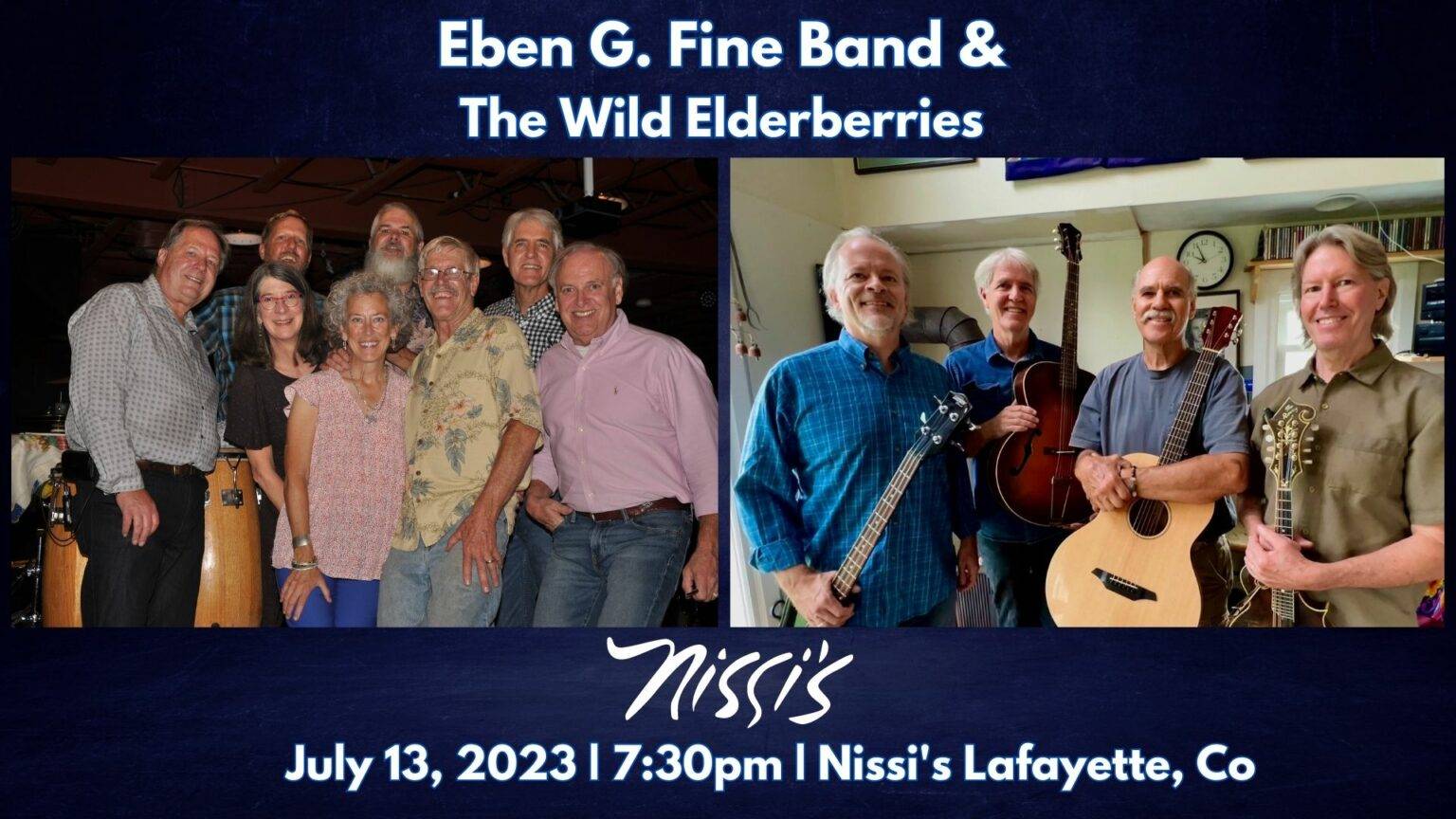 Eben G. Fine Bandspecial guest The Wild Elderberries » Nissi's ...