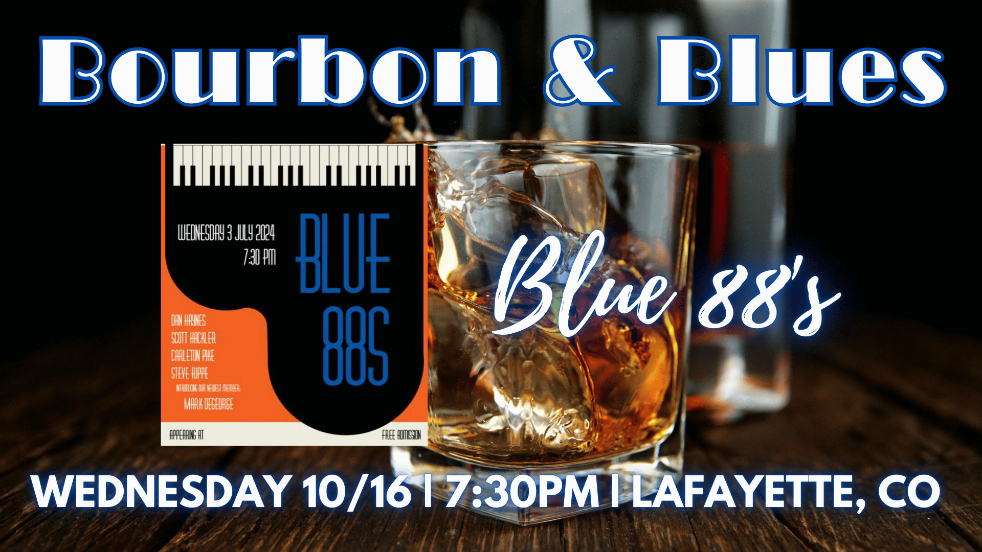 Bourbon, Blues, & GroovesBlue 88’s » Nissi's Entertainment & Events