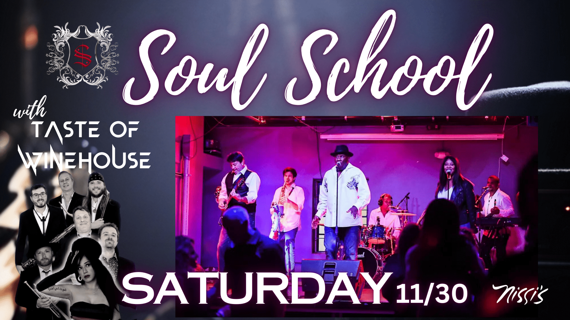 Soul Schoolwith Taste of Winehouse » Nissi's Entertainment & Events