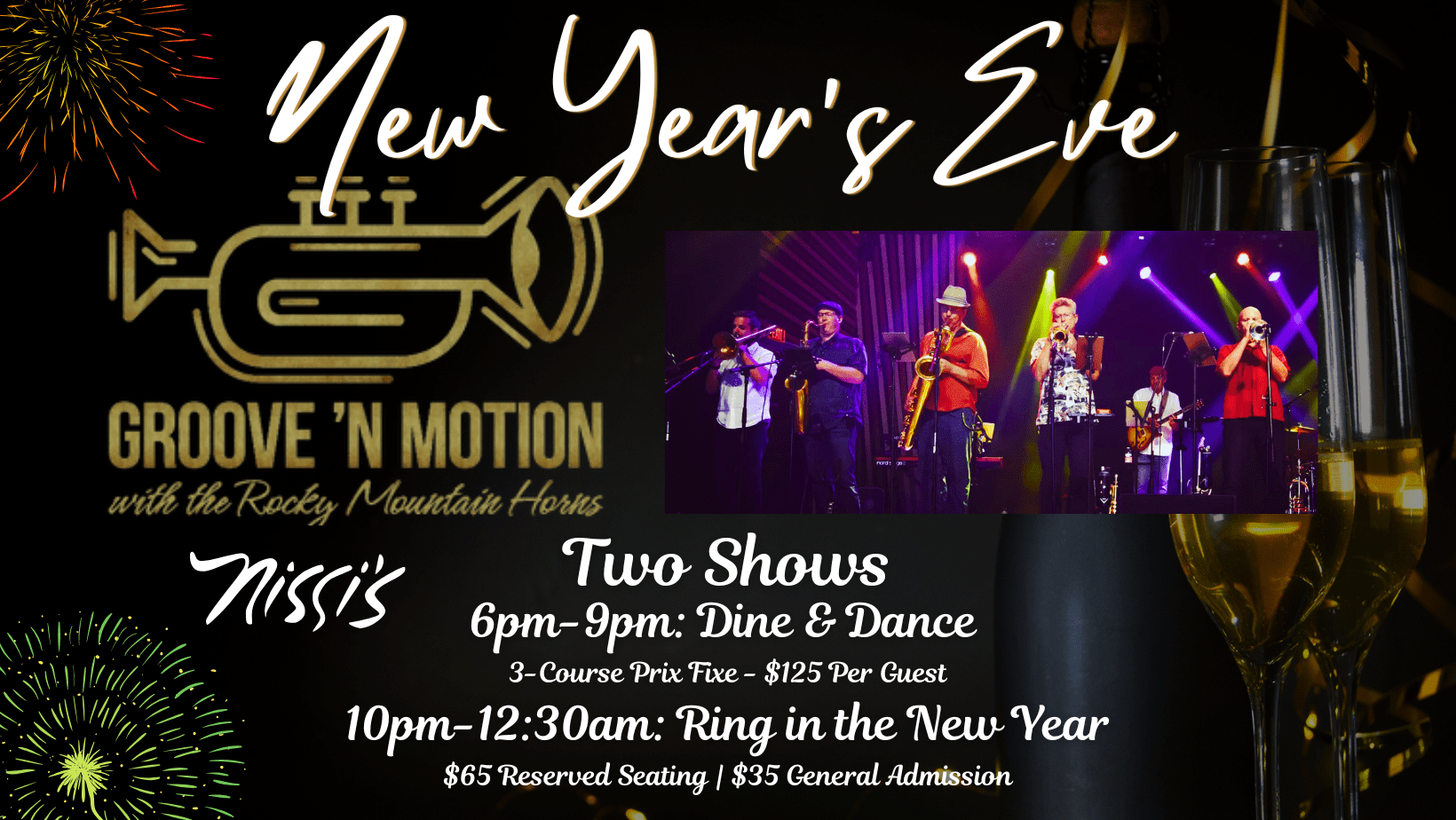 New Year’s Eve with Groove ‘N Motion » Nissi's Entertainment & Events