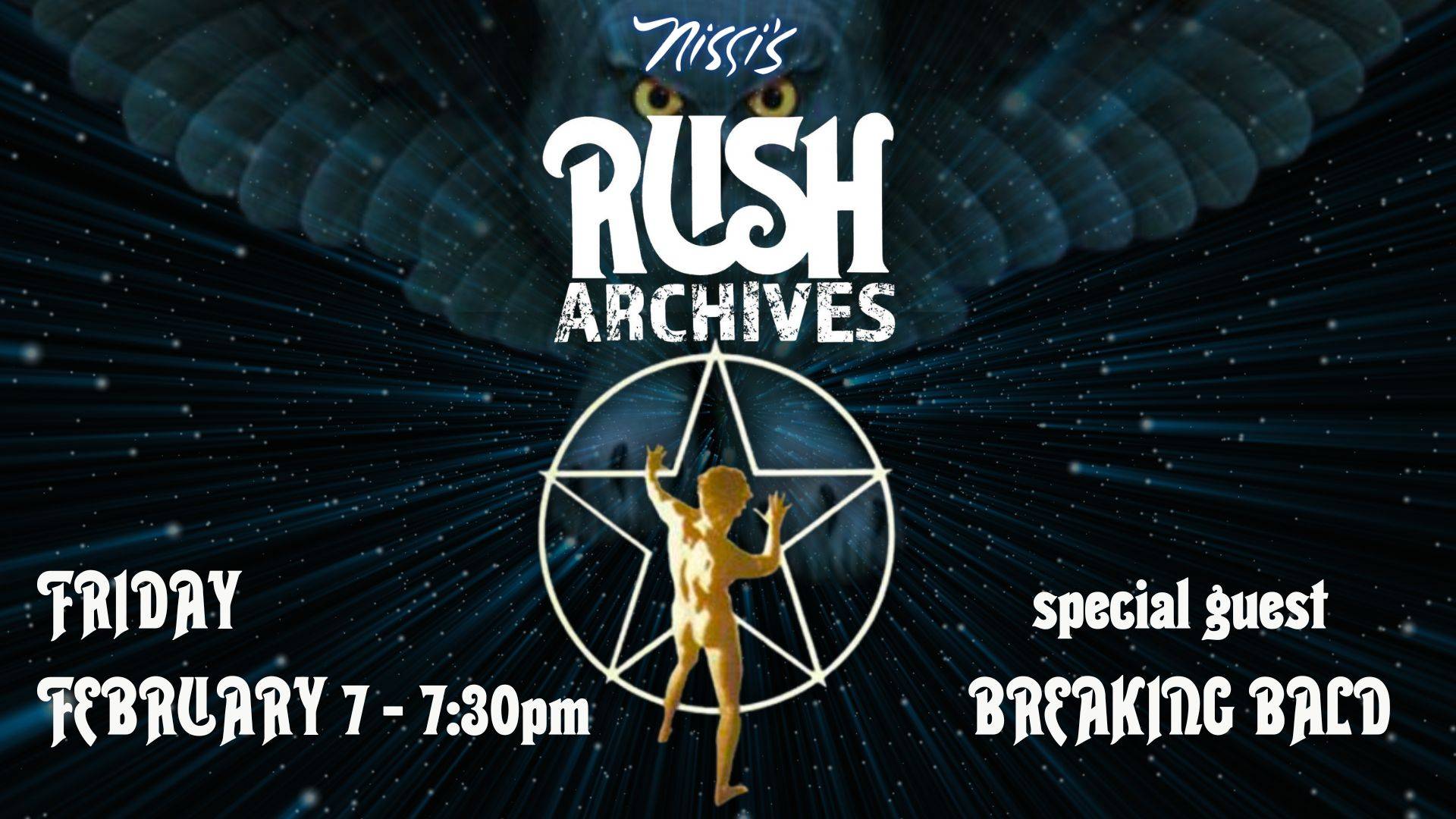 Rush Archives “Rush Tribute”special guest Breaking Bald » Nissi's Entertainment & Events