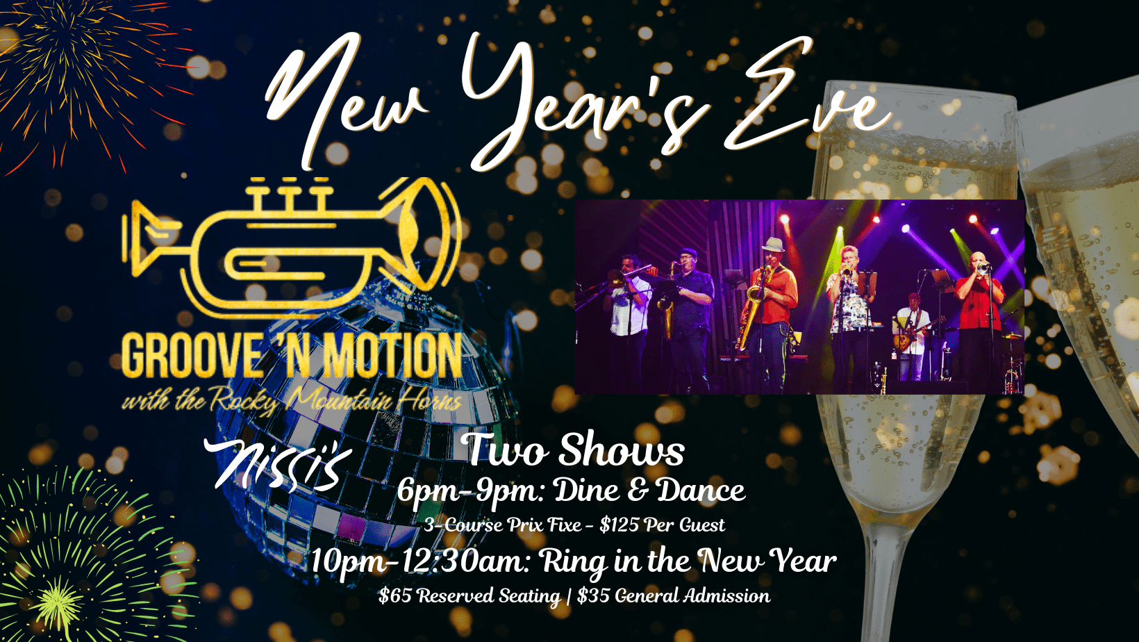 New Year’s Eve with Groove ‘N Motion » Nissi's Entertainment & Events