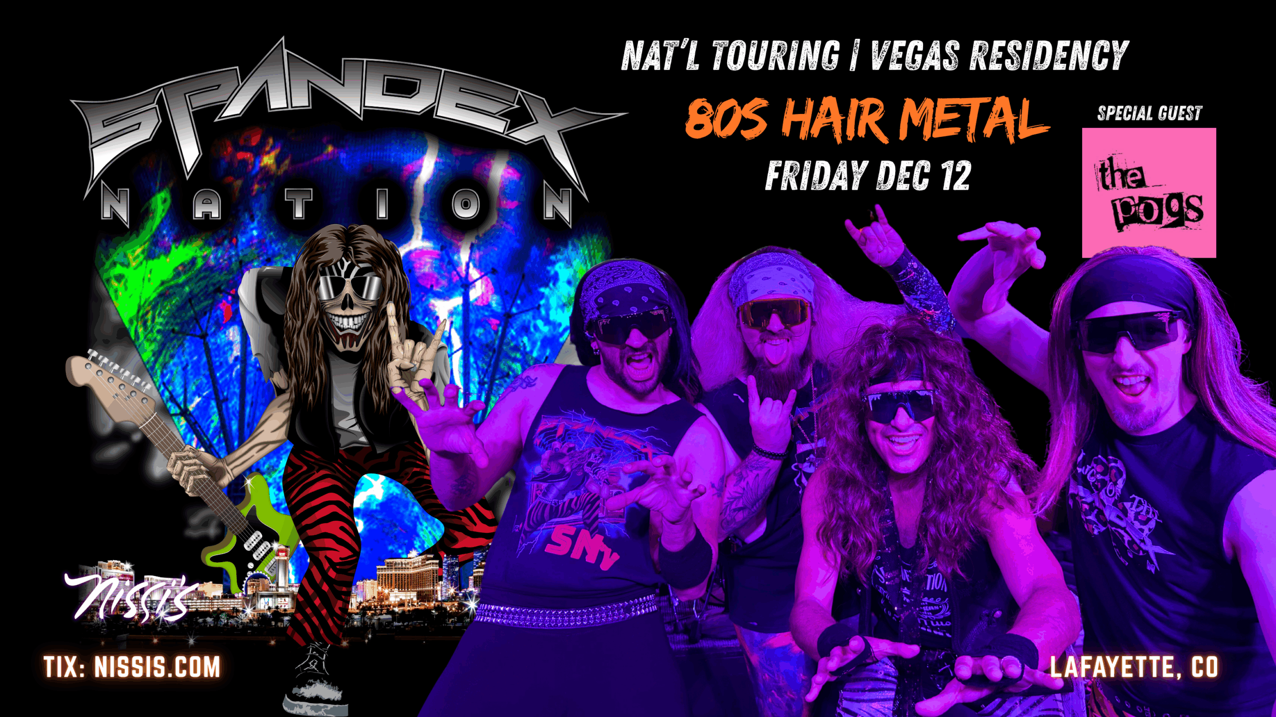 Spandex Nation Nat'l Touring Act from Vegas » Nissi's Entertainment ...